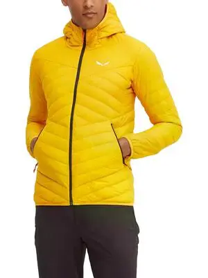 SALEWA Brenta Quilted Hooded Jacket - Yellow