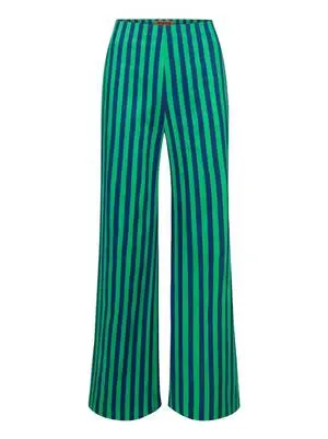 SIMONMILLER Pia Striped Trousers - Green
