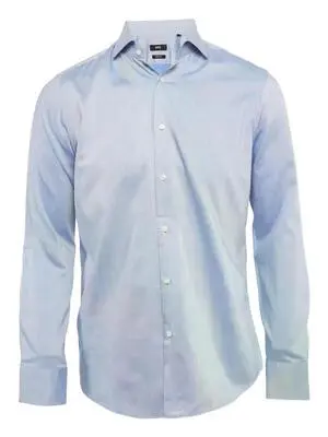 BOSS Gabardine Regular-fit Shirt - Blue
