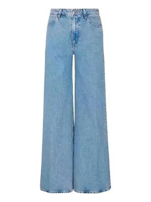 Sprwmn Grace Wide-leg Jeans - Blue
