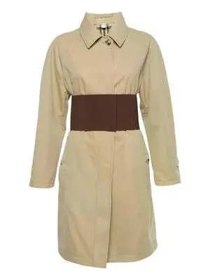 Burberry Cotton Trench Coat - Neutrals