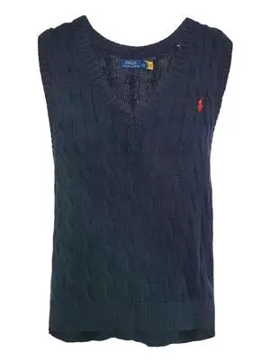 Polo Ralph Lauren Cable-knit Vest - Blue