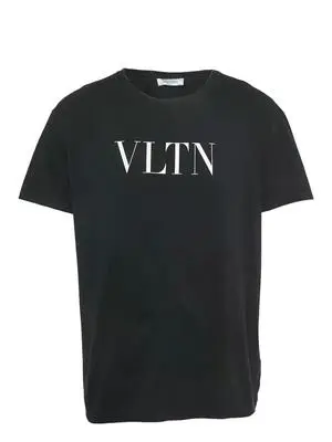 Valentino Garavani Logo-print Cotton T-shirt - Black