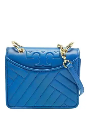 Tory Burch Alexa Quilted Leather Shoulder Bag - Blue