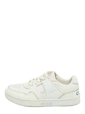 Celine Leather Sneakers - White