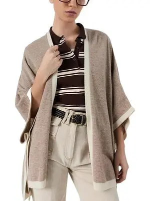GERARD DAREL Cashmere Open Front Cardigan