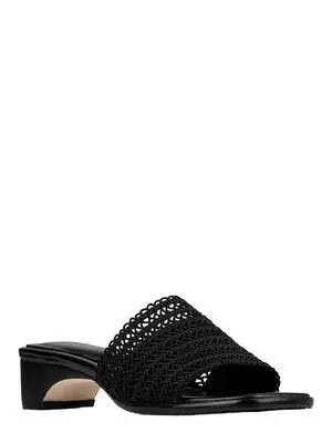 DONALD PLINER Clodie Woven Mules - Black