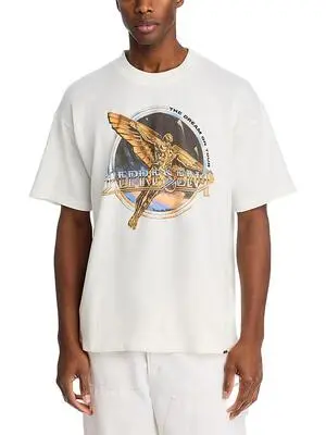 REPRESENT Golden Tour Graphic T-shirt - Flat White