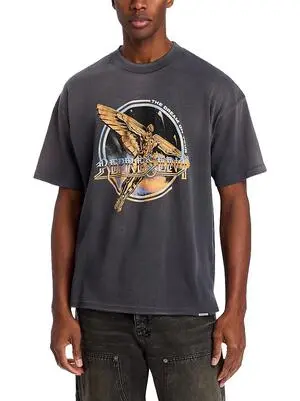 REPRESENT Golden Tour Graphic T-shirt - Sun Fade Grey