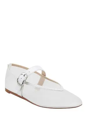 MARC FISHER LTD. Godina Mary Jane Flats - White