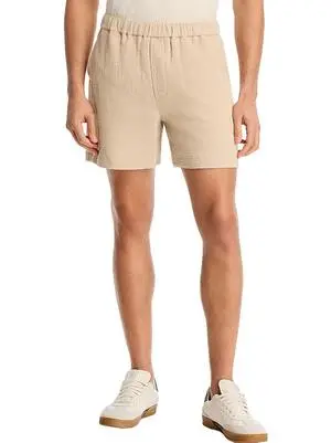 FRAME Open Weave Shorts - Light Stone
