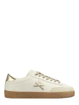 SCALPERS Gala Low Top Sneakers - Offwhite-gold