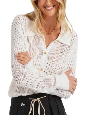 BISHOP + YOUNG Sporty Pointelle Cardigan