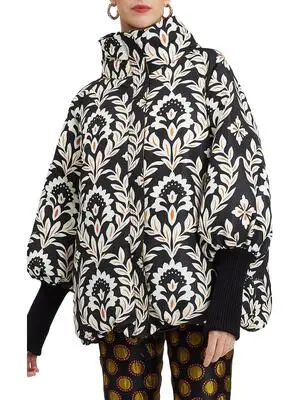 La DoubleJ St. Moritz Reversible Jacket - Jacquard Winter Sun Black