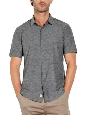 URBAN PERFORMANCE New Melange Short Sleeve Tech Shirt - Grey