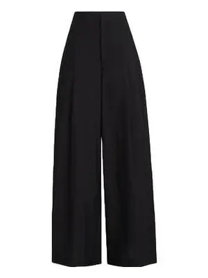 BRUNELLO CUCINELLI Wide-Leg Techno Cotton Poplin Trousers