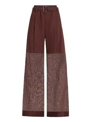 Brunello Cucinelli Loose Trousers - Bordeaux