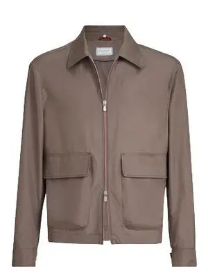 Brunello Cucinelli Unlined Outerwear Jacket - Hazelnut