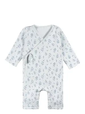 JUST BORN Quilted Coverall - Leaf