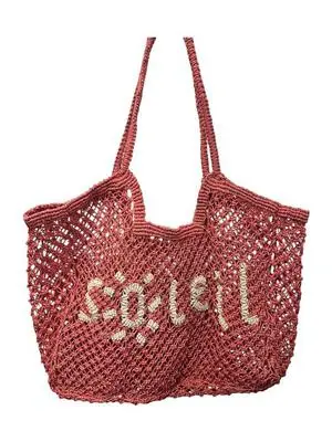 MER ST. BARTH St Jean Jute Beach Tote Soleil Pink-2