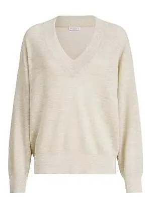 Brunello Cucinelli Linen Sweater - Military