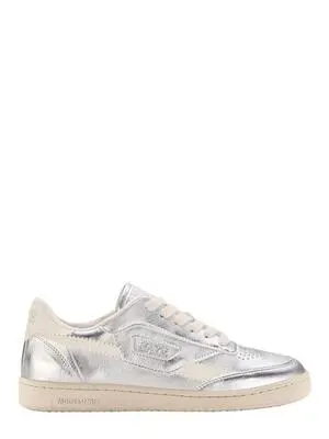 SAYE M89 Icon Metallic Sneakers - Silver