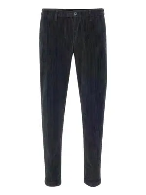 RE-HASH Mucha Corduroy Straight Trousers - Blue