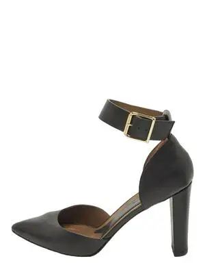 Marni Pointed-toe Buckled Pumps - Black
