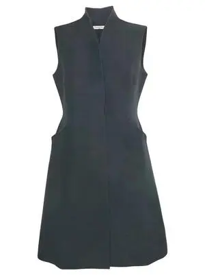 Dior Sleeveless Wool Midi Dress - Black