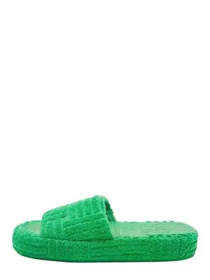 Bottega Veneta Textured Sole Sandals - Green