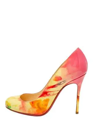 CHRISTIAN LOUBOUTIN Fifi Leather Pumps - Yellow