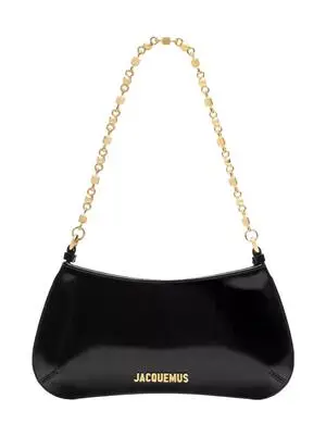 Jacquemus Bisou Chain Shoulder Bag - Black