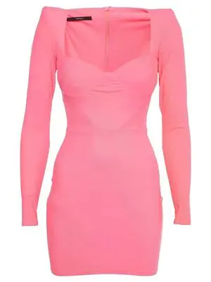 Alex Perry Corset Mini Dress - Pink