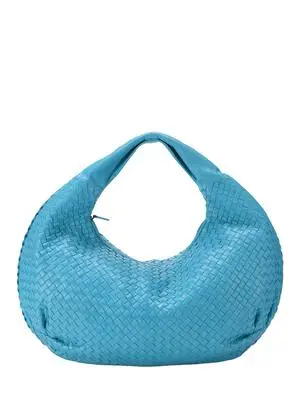 Bottega Veneta Intrecciato Leather Hobo - Blue