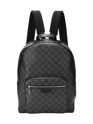 LOUIS VUITTON Damier Graphite Josh Backpack - Black