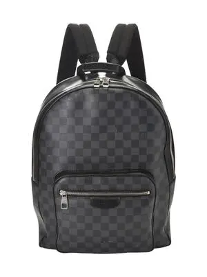 LOUIS VUITTON Damier Graphite Josh Backpack - Black