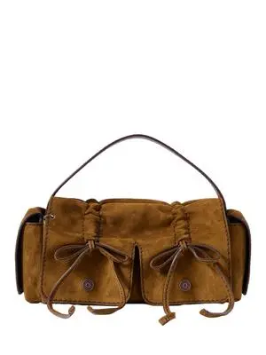 Acne Studios Suede Shoulder Bag - Brown