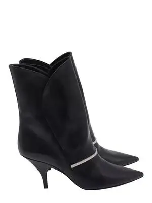 Givenchy Embellished Pointed Ankle Boots - Black