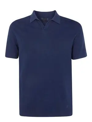 DONDUP Crepe Cotton F.14 Regular Fit Polo Shirt