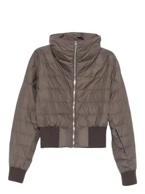 RICK OWENS MONCLER Cropped Jacket - Gray
