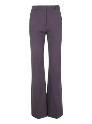 JOSEPH Tafira Gabardine Stretch Pants - Brown