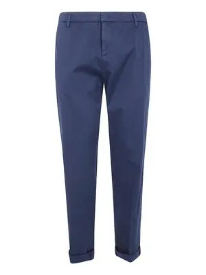 DONDUP Regular Chino Gaubert Relax Trousers - Blue