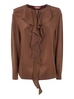 Max Mara Silk Blouse - Brown