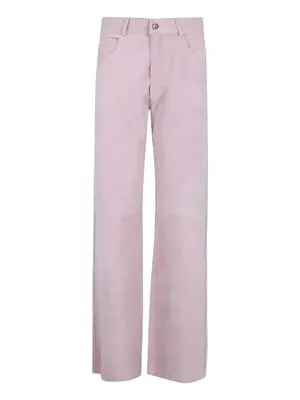 HAIKURE Bootcut Leg Trousers - Pink