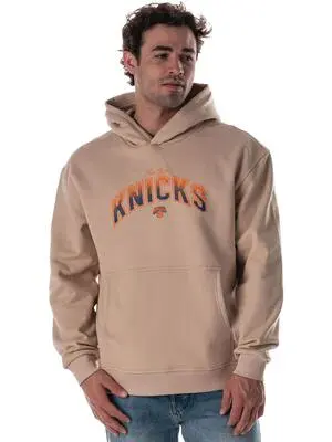 THE WILD COLLECTIVE New York Knicks Mantra Premium Hoodie - Tan