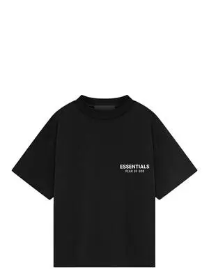 Fear Of God Tri-blend Crewneck Tee - Black
