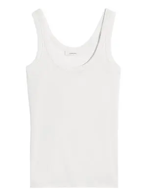 LEMAIRE Jersey Rib Tank Top - Cream