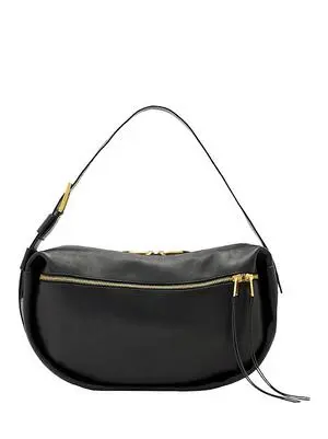 ALLSAINTS Noemie Leather Shoulder Bag - Black