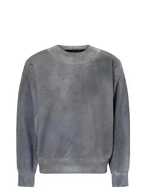 TRAPSTAR REDLINE Shrunken Crewneck Cotton Sweatshirt - Graphite