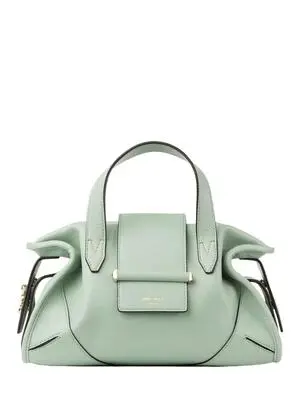 JIMMY CHOO Bar Holdall Small - Verde/shiny Gold